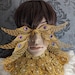 Biblically Accurate Angel Semi Blind Mask, Angel Face Piece, Winged ...