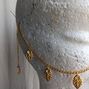 Nose Bridge Cuff, Without Piercing, Face Harness Jewel in Chains ...