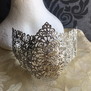 Half Metal Mask, Cage Mask, Lower Face Mask, Mute Metal Lace Mask: Gold ...