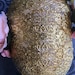 Semi-blind Mask, Gold Metal Lace, Full Face Mask With Decorative ...