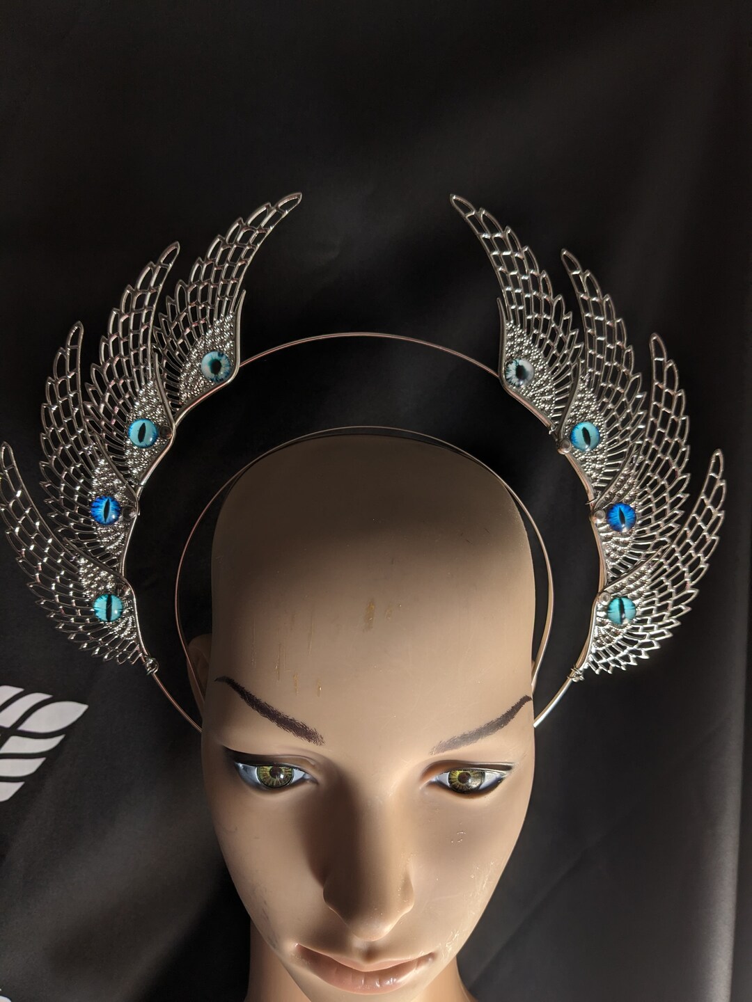 Angelic Silver Halo Head Piece, Biblically Accurate Angel Crown ...