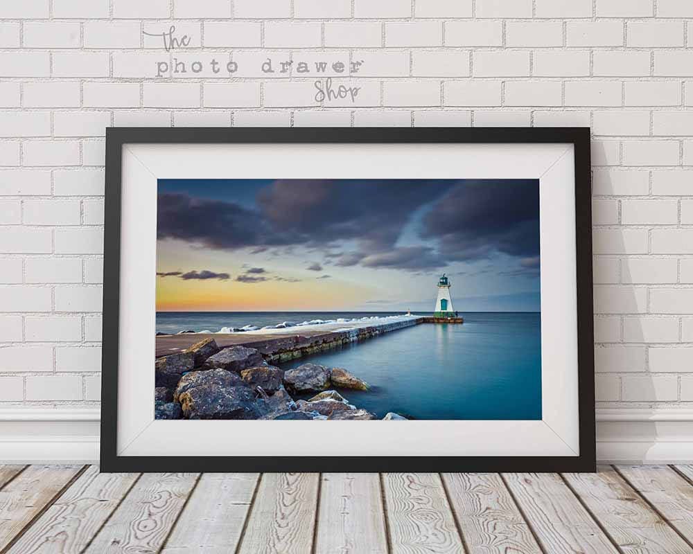 Lighthouse Print, Lighthouse Photo, Coastal Print, Beach Print ...
