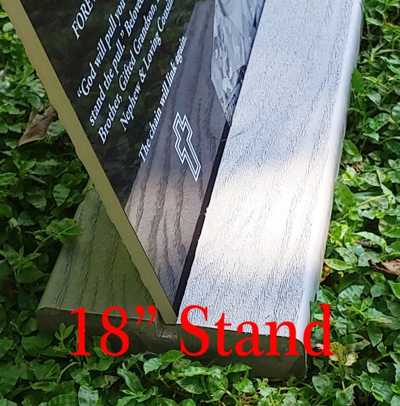 18 Long Stand Base for Tombstone Headstone does Not - Etsy