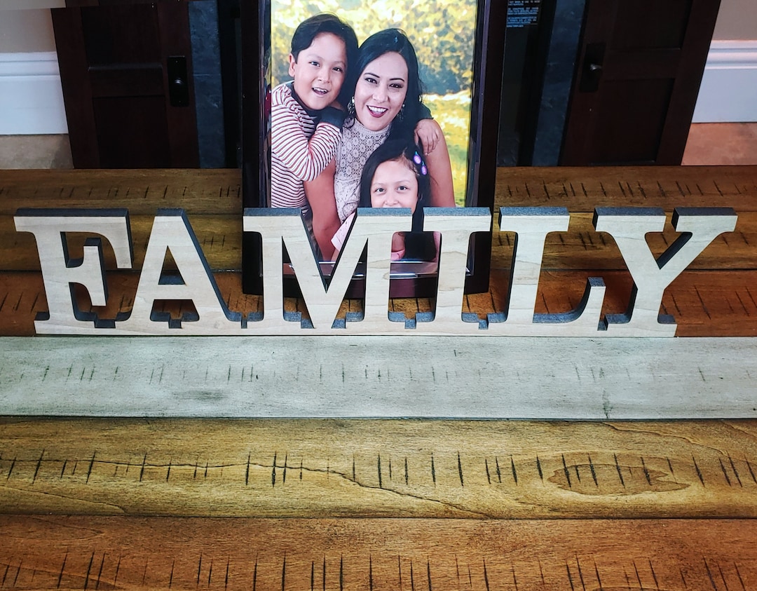 Custom Made, Laser Cut Sign With Your Text, Self Standing Sign for ...
