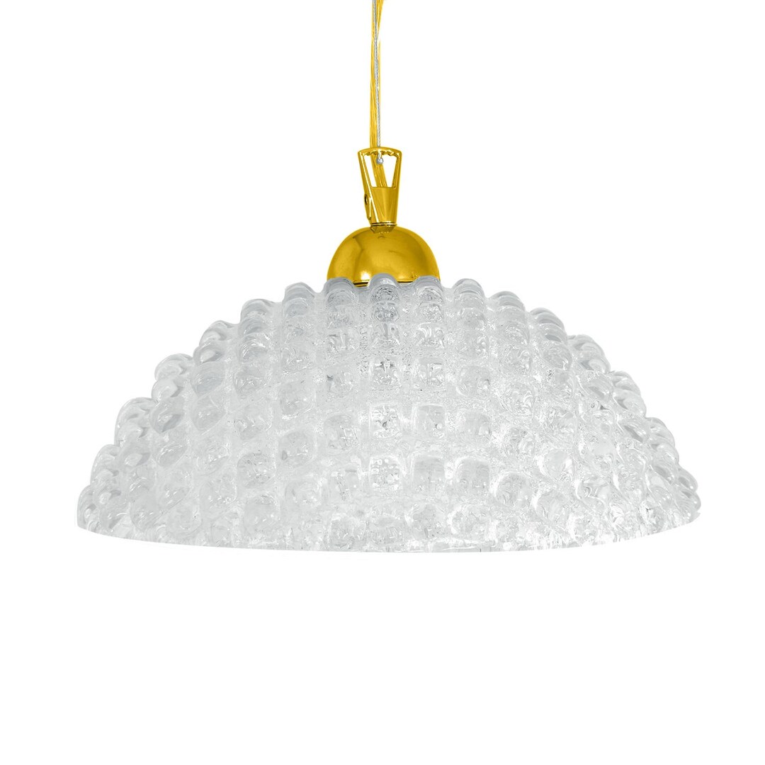 Luxury Suspension in Murano Glass Grit • Modern and Elegant Lighting ...