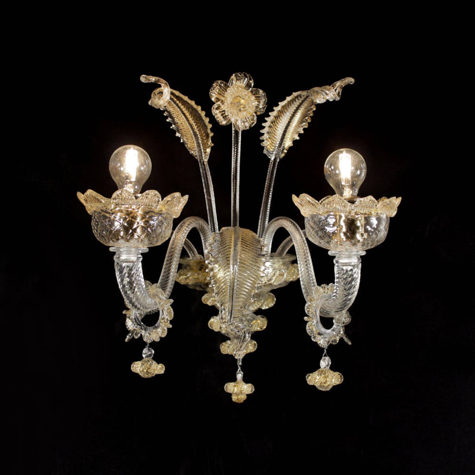 Imperiale Wall Lamp 2 Lights Crystal and Color - Etsy