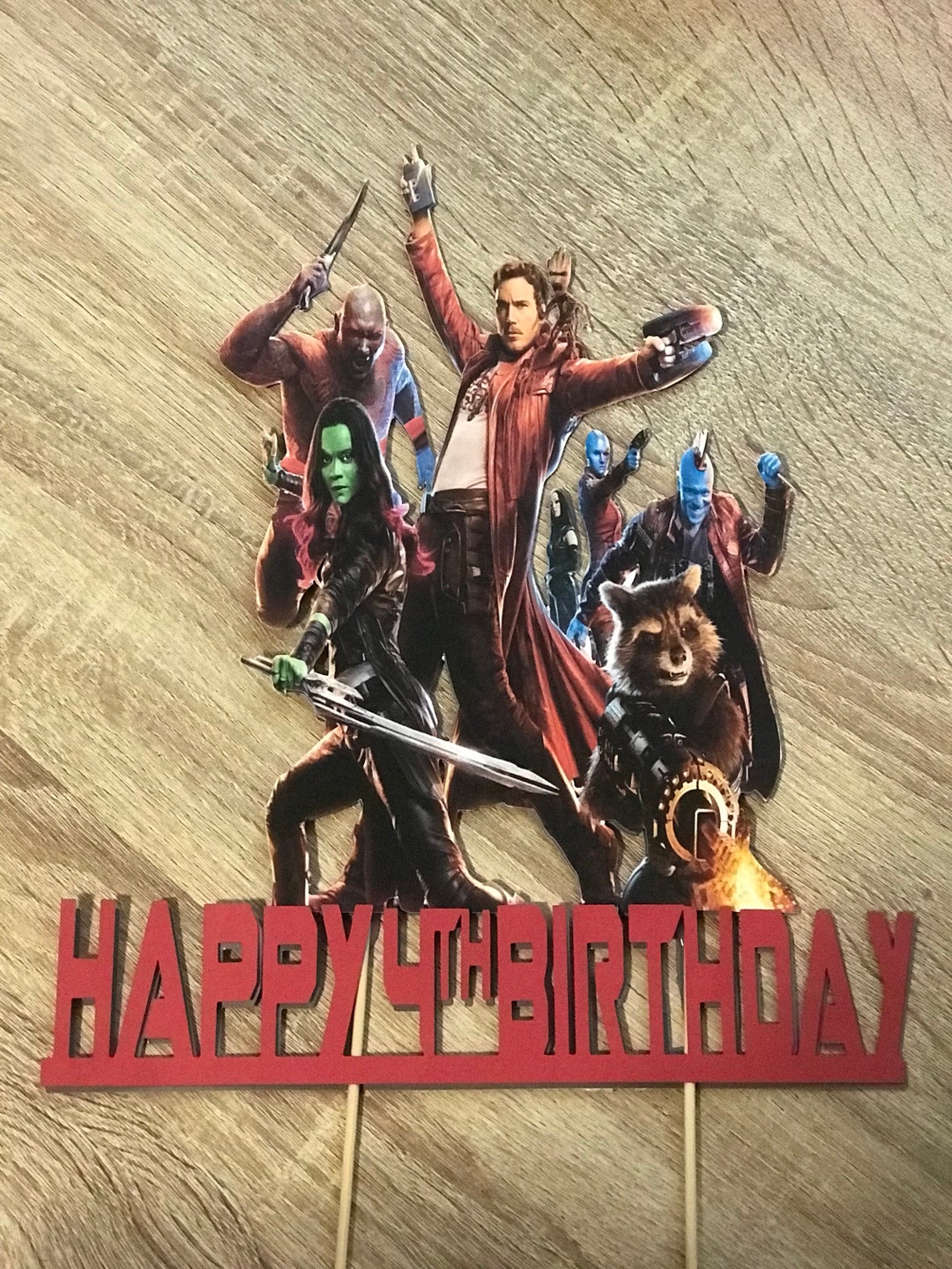 Guardians of the Galaxy Cake Topper - Etsy