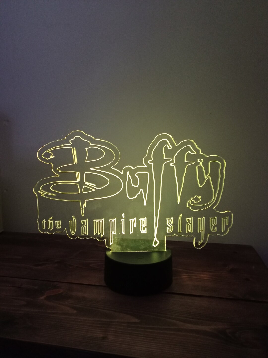 Buffy Logo Acrylic Light / Lamp Collectable Decorative Prop Replica - Etsy