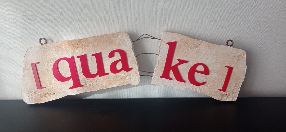 Charmed Prop Replica Quake Hanging Sign - Etsy