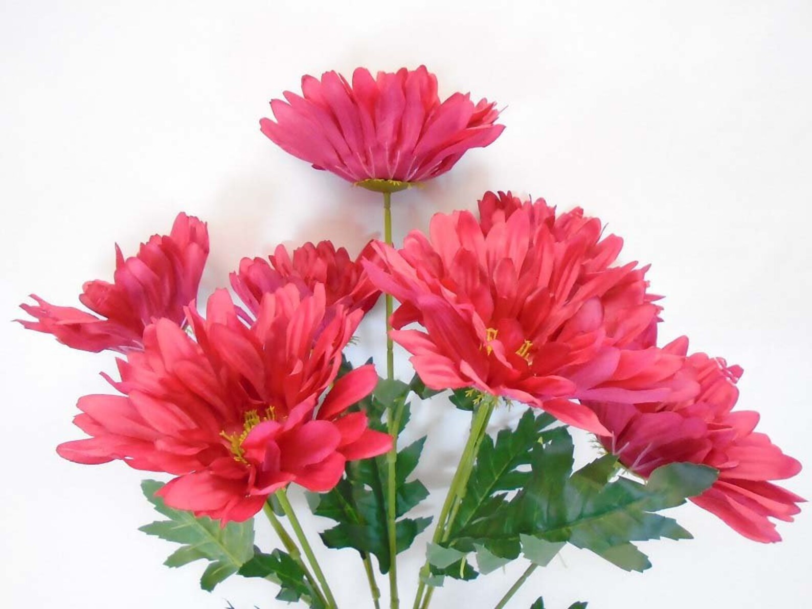 Jumbo Gerbera Daisy 7 Artificial Silk Flowers 21 Bouquet | Etsy
