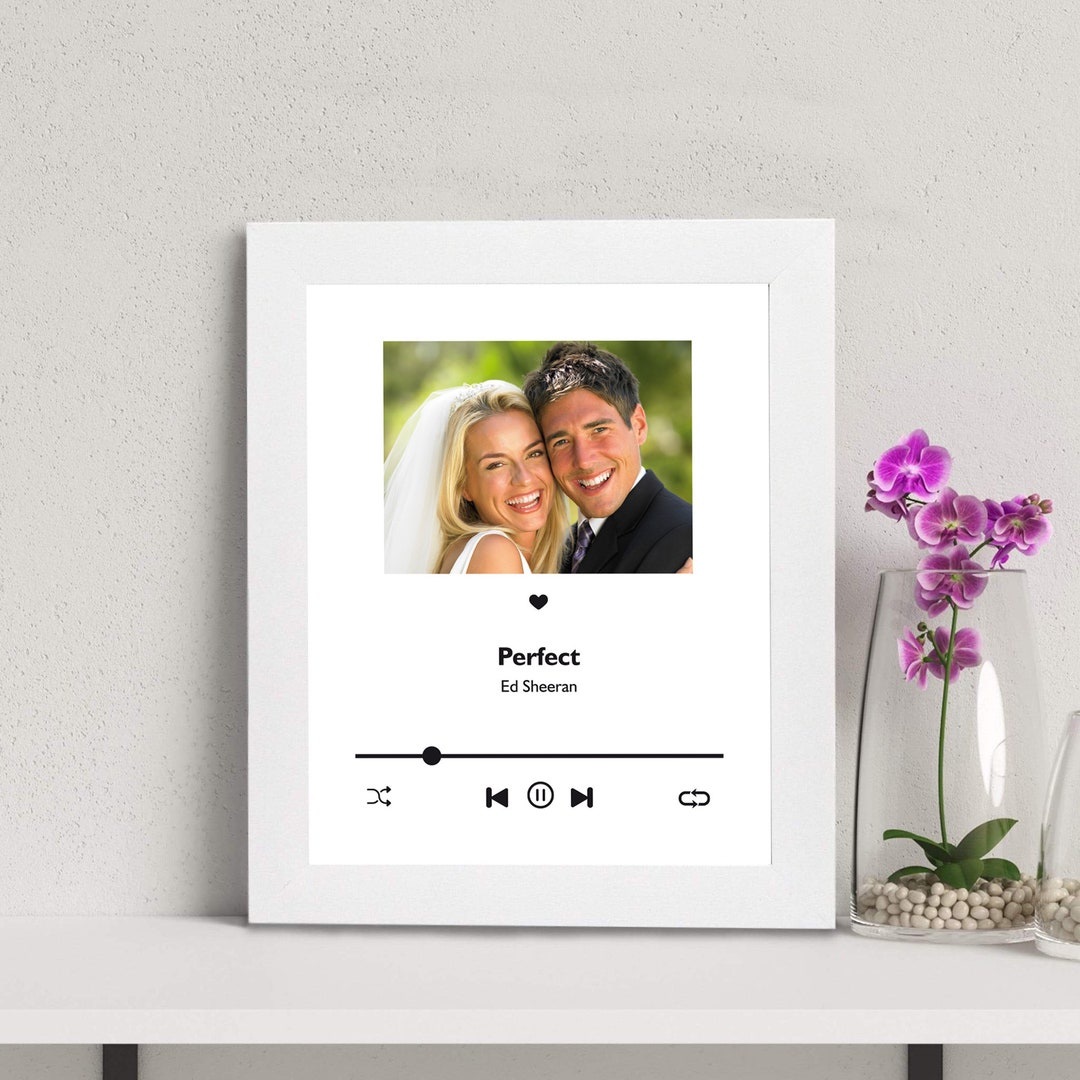 Spotify Print, Music Player Print, N’importe quelle chanson, Mariage ...