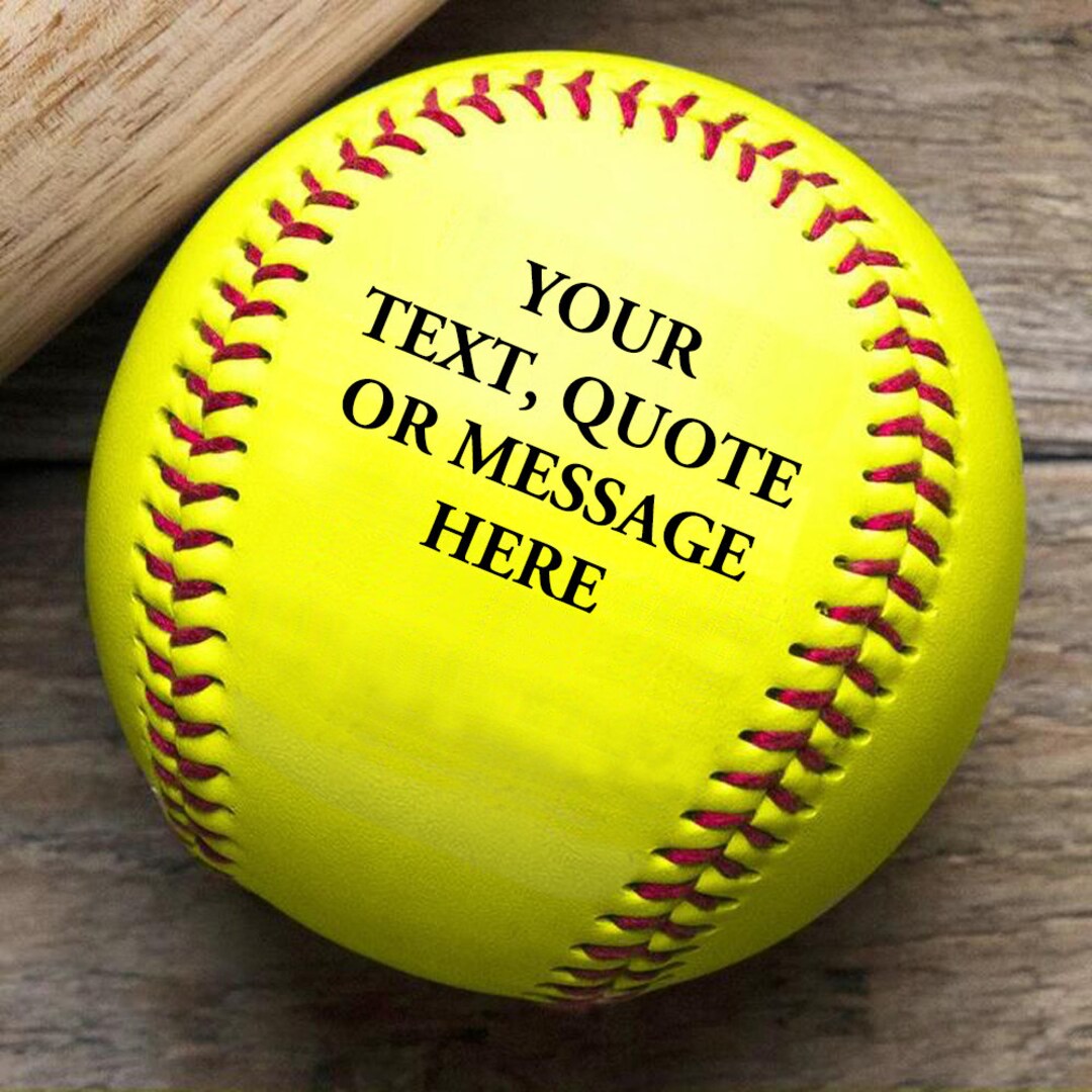 Customized Personalized Engraved Softball Gift for Your - Etsy