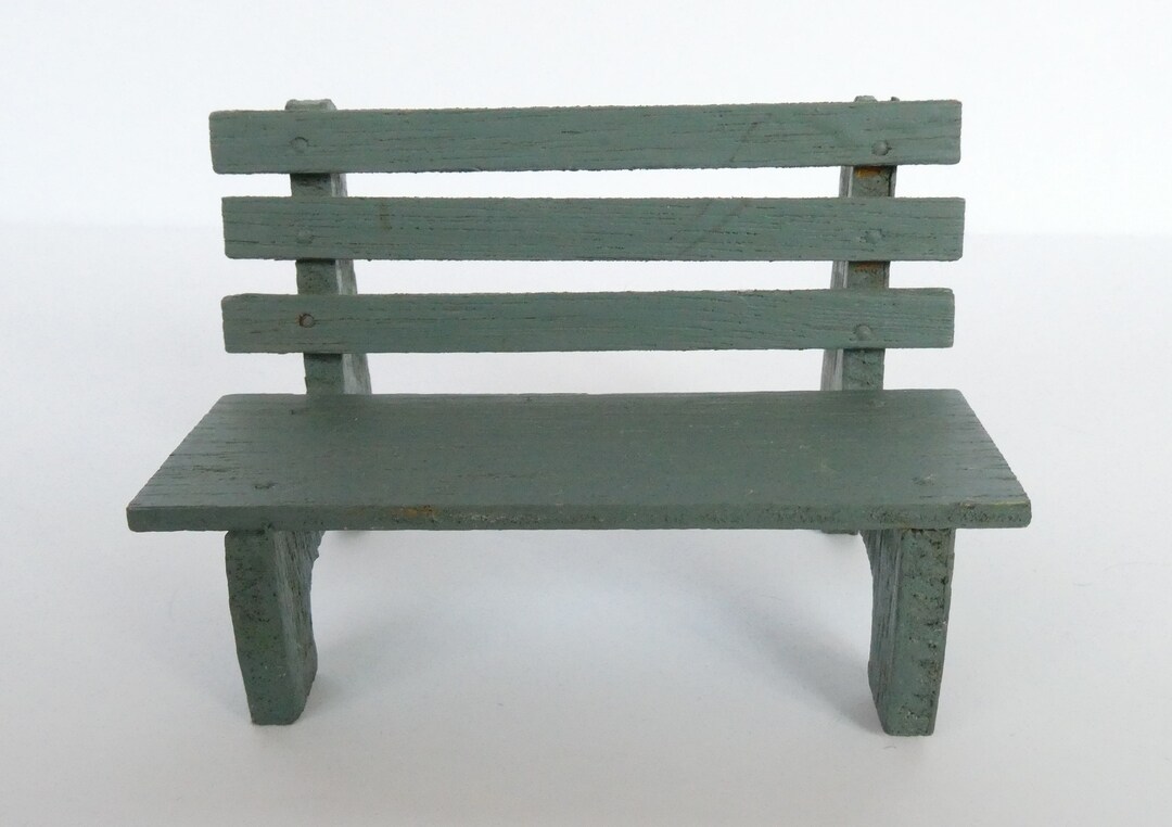 Vintage 1960's Wooden Dollhouse Bench - Etsy