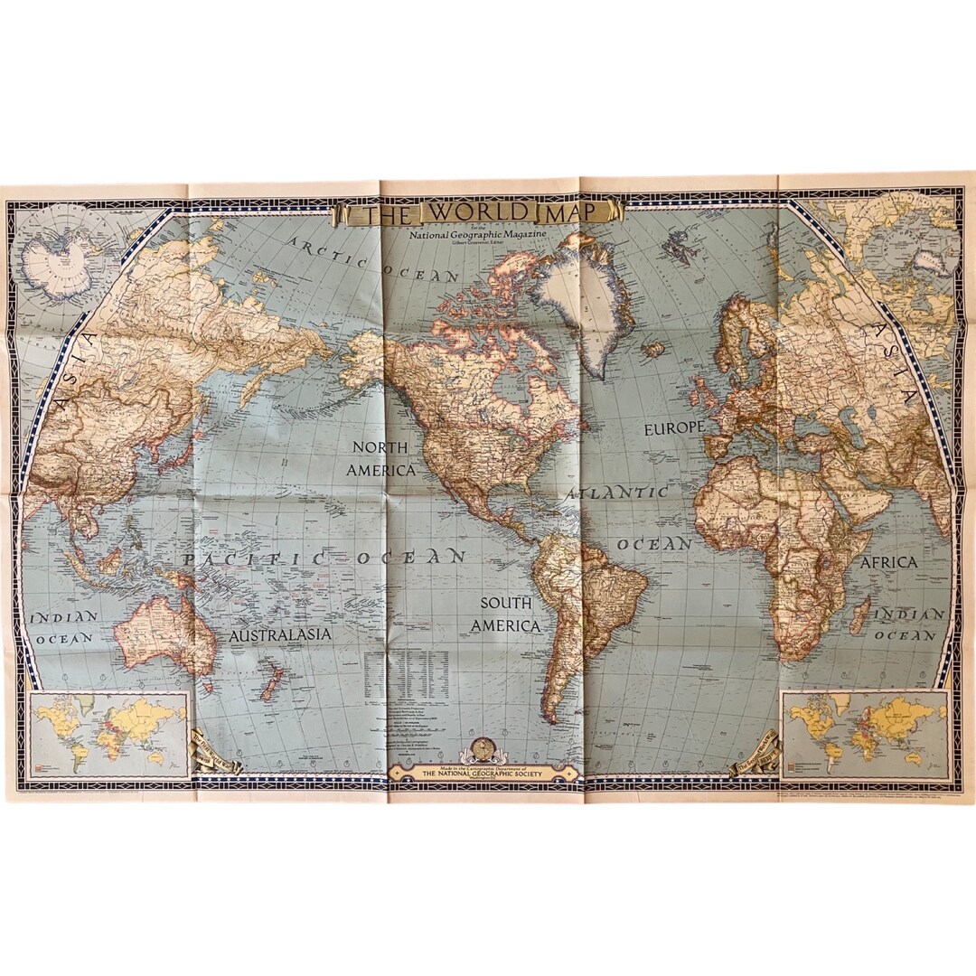 Old national geographic maps