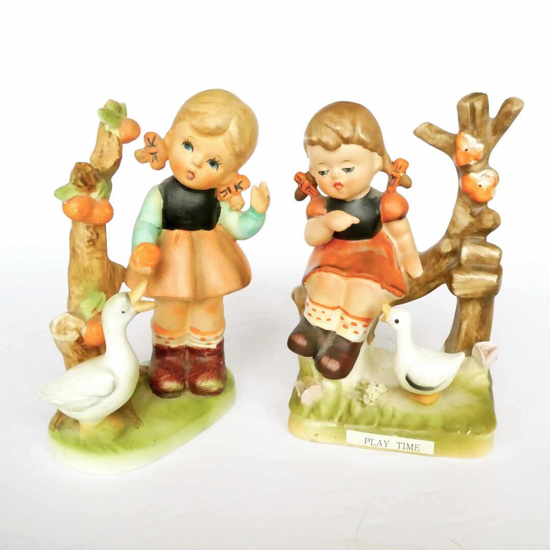 Vintage Erich Stauffer Collectible Figurines set of 2 - Etsy