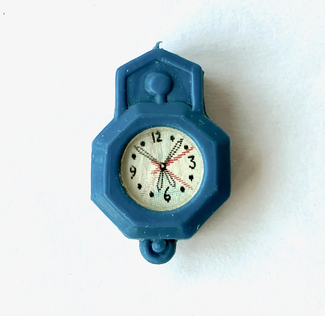 Vintage 1960s Vari-vue Miniature Dollhouse Wall Clock - Etsy