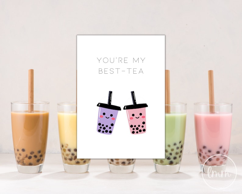 Cute You're My Best-tea Card - Digital Downloads - Printable Greeting ...