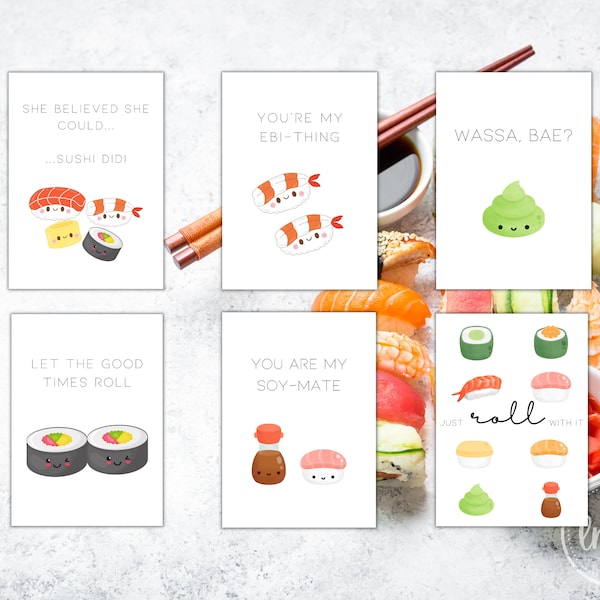 Sushi Birthday Card - Etsy