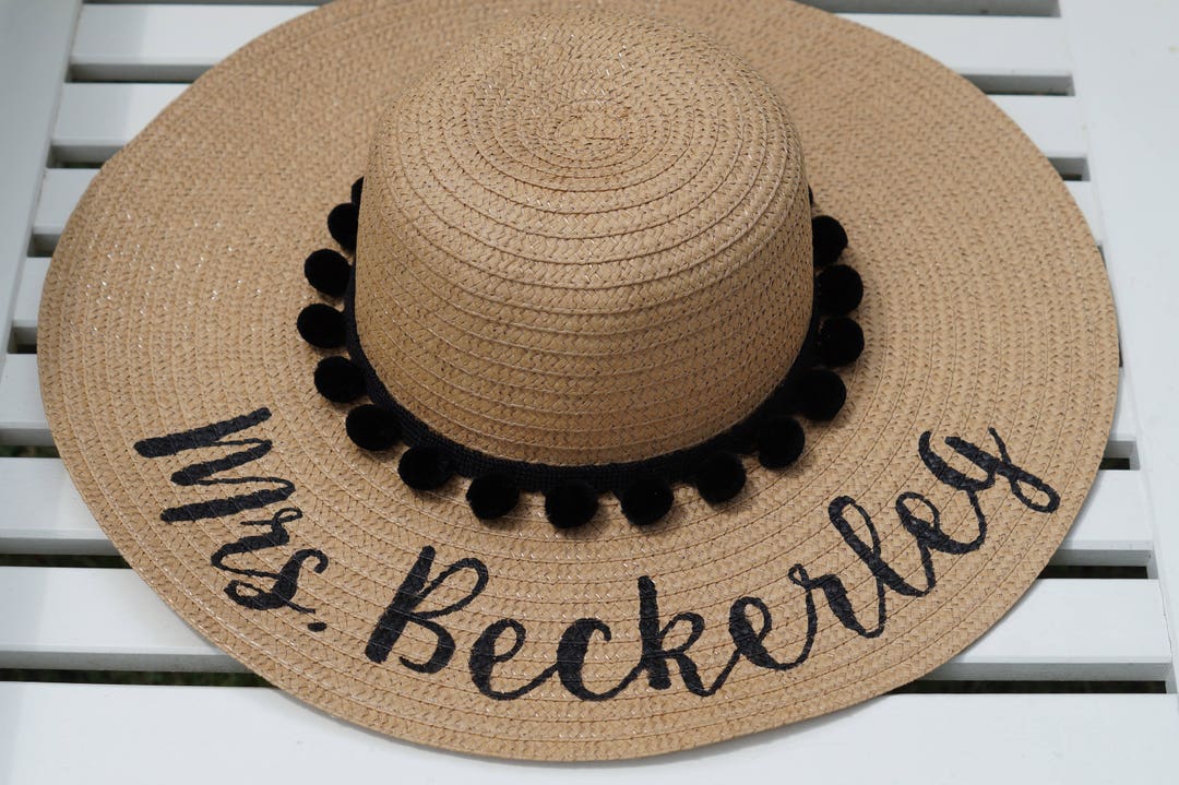 Custom Beach Hat / Beach Hat / Beach Hats / Personalized Beach Hat ...