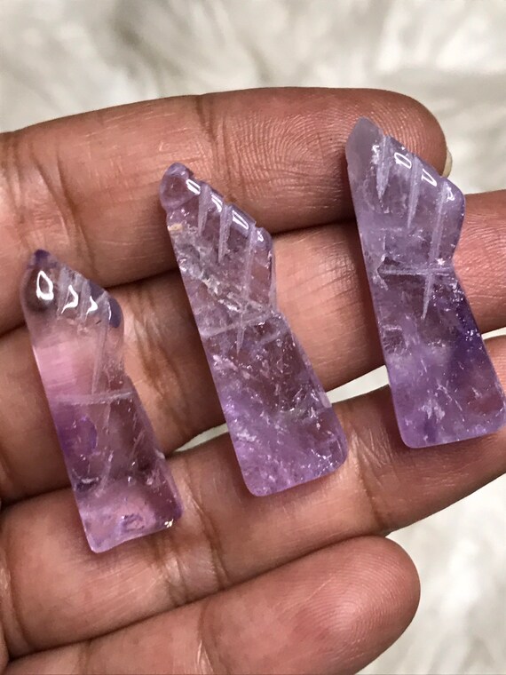 One Rare amethyst Figa Symbol | Etsy