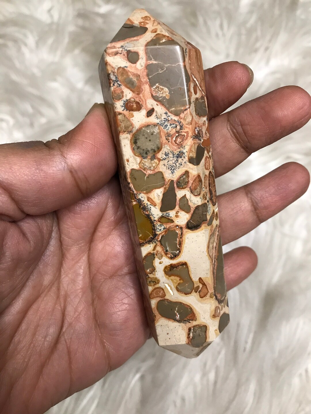 One Large Leopardite Jasper DT - Etsy