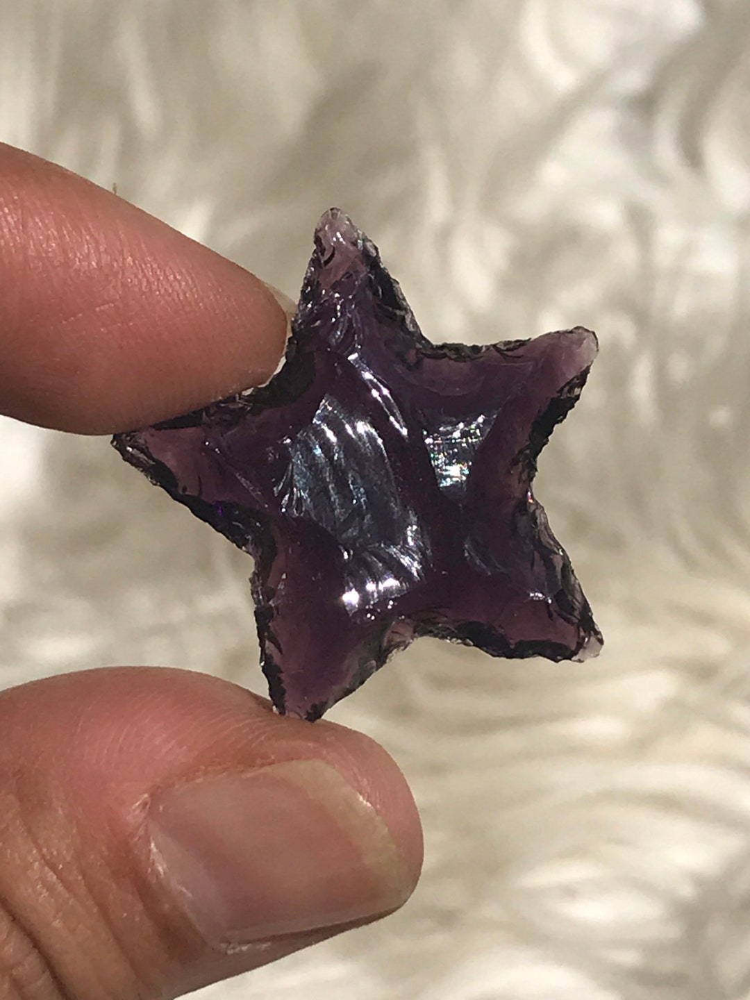 Mini Amethyst Star, Star Shaped Crystal, Whimsigoth Decor, February ...