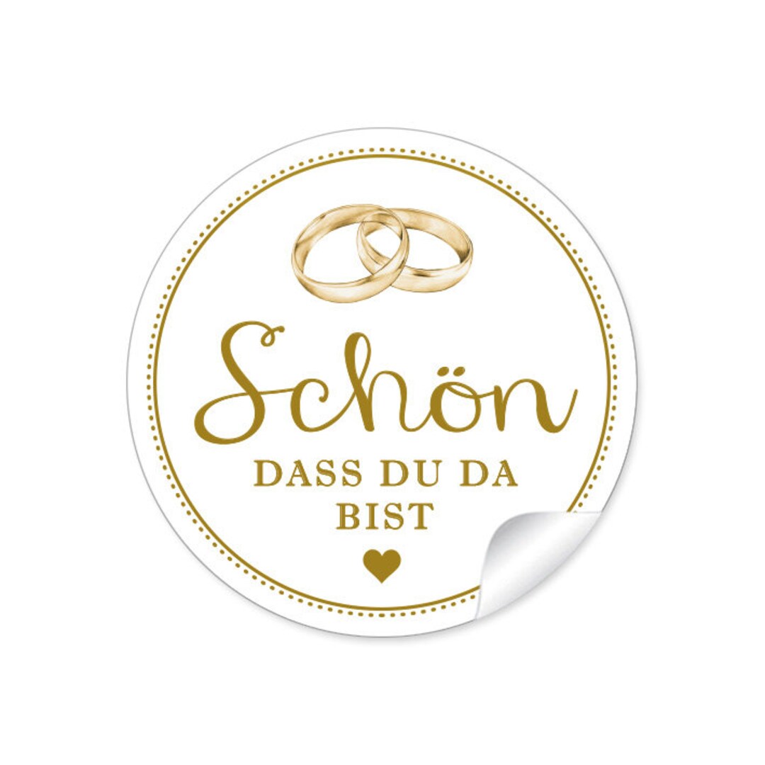 Wedding Gift Stickers nice to Have You Here 24 - Etsy