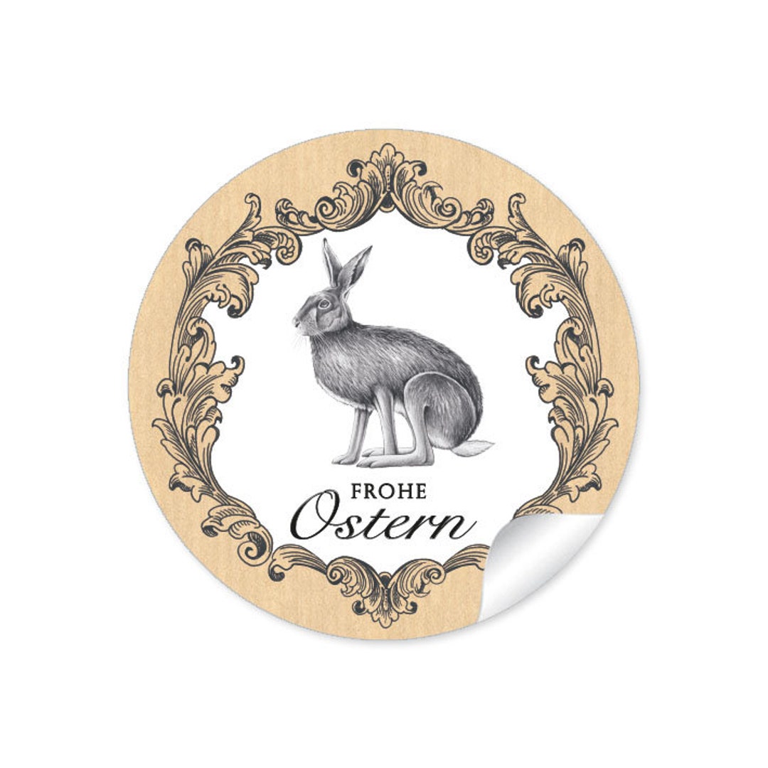 Gift Stickers for Easter 24 Stickers DIY Easter Decoration of Gifts ...