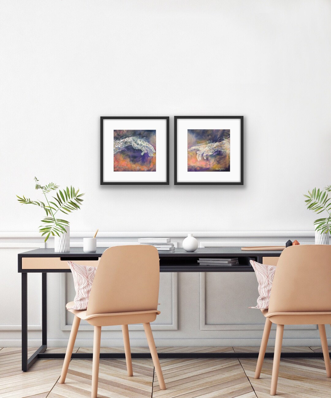 Creation of Adam Modern Digital Art Print Michelangelo Remake Wall Art ...