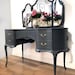 Olympus Dressing Table, Dark Grey,vanity Table,french Furniture ...