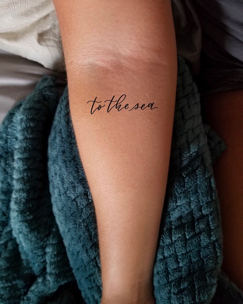 Custom Calligraphy Tattoo Design | Hand Lettered Tattoo - Etsy