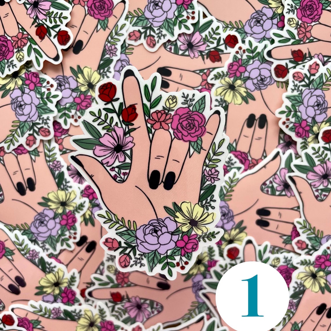 I Love You ASL Sign Language Sticker ILY - Etsy