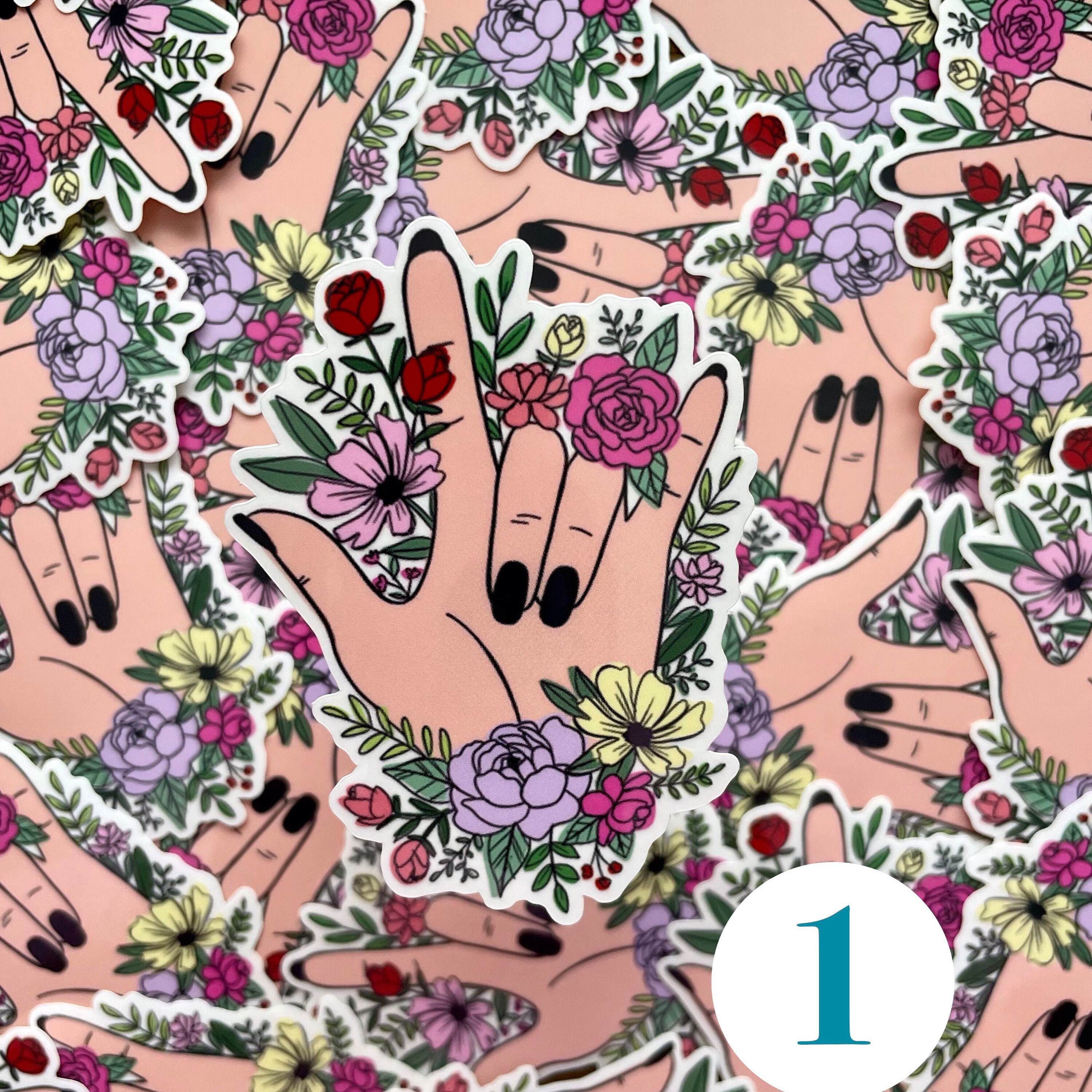 I Love You ASL Sign Language Sticker ILY - Etsy