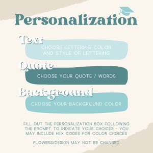 ASL Printed Graduation Cap Topper / Sign Language Custom Grad Cap ...