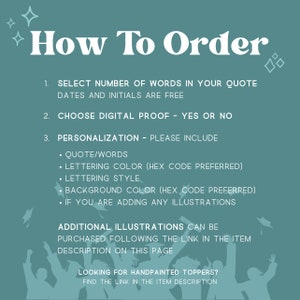 ASL Printed Graduation Cap Topper / Sign Language Custom Grad Cap ...