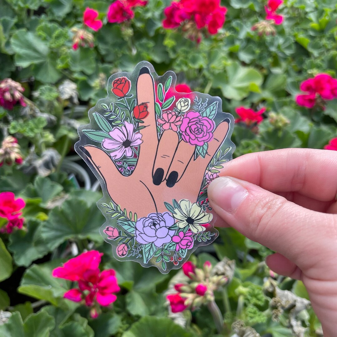 I Love You ASL Sign Language Sticker ILY - Etsy