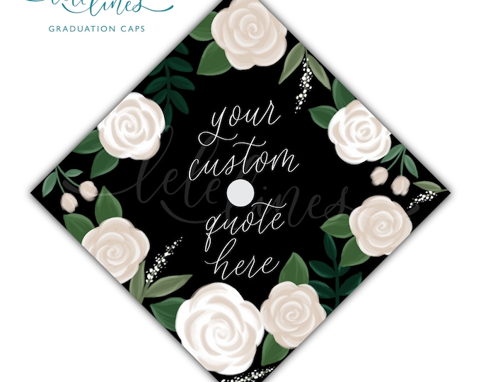Custom Graduation Cap Topper Personalized Grad Cap - Senior Class of ...