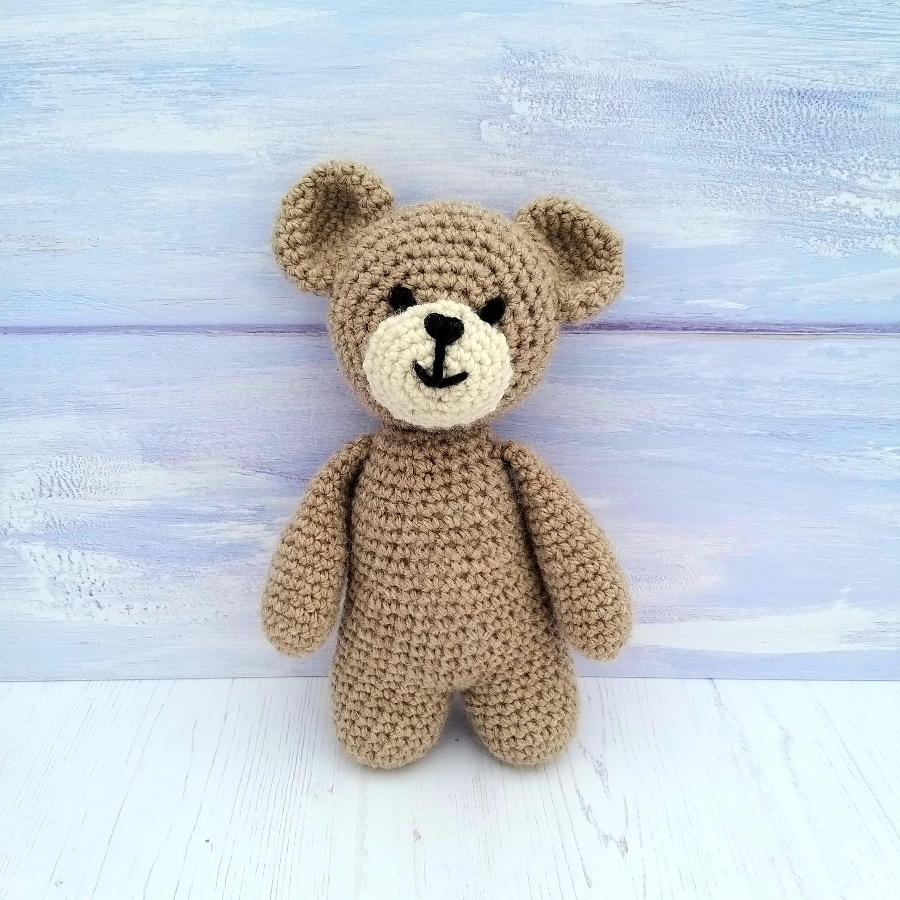 Teddy Bear Crochet Pattern Complete Beginner Cute Bear - Etsy