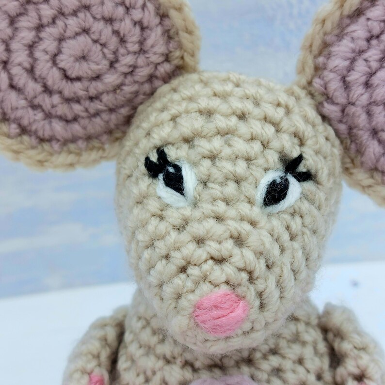 Mabel the Mouse Crochet Pattern - Cute Mouse Pattern PDF Download - Etsy