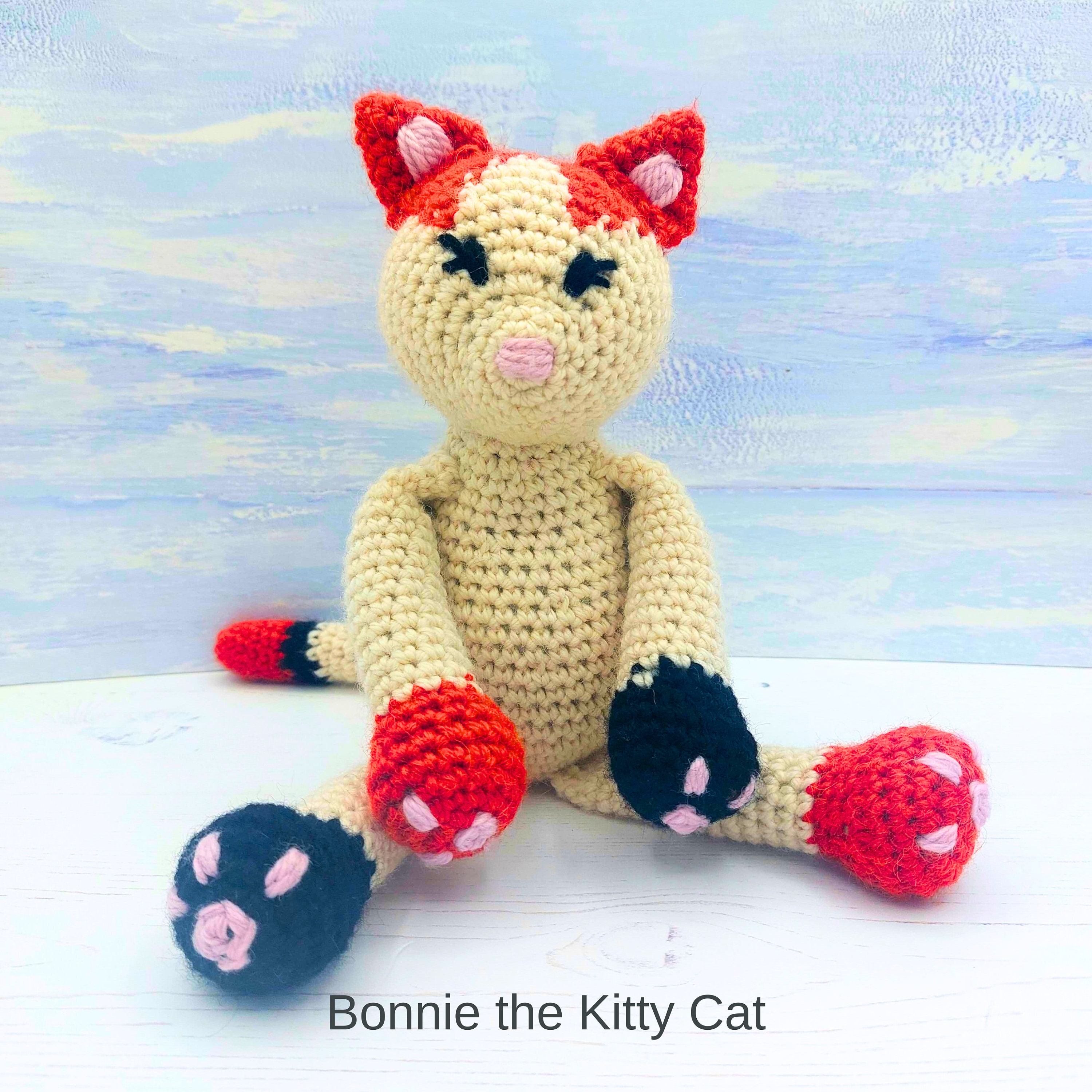 Cat Crochet Kit - Amigurumi Cat Pattern - Crochet Cat - Etsy