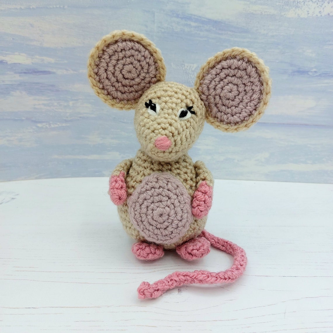 Mabel the Mouse Crochet Pattern - Cute Mouse Pattern PDF Download - Etsy