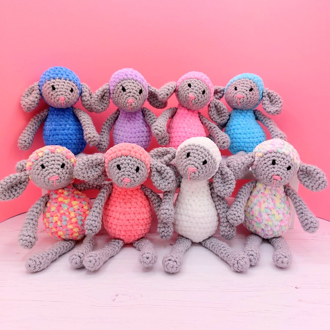 PDF Crochet Pattern - Baby Lambs Amigurumi Craft Toy Pattern - Etsy