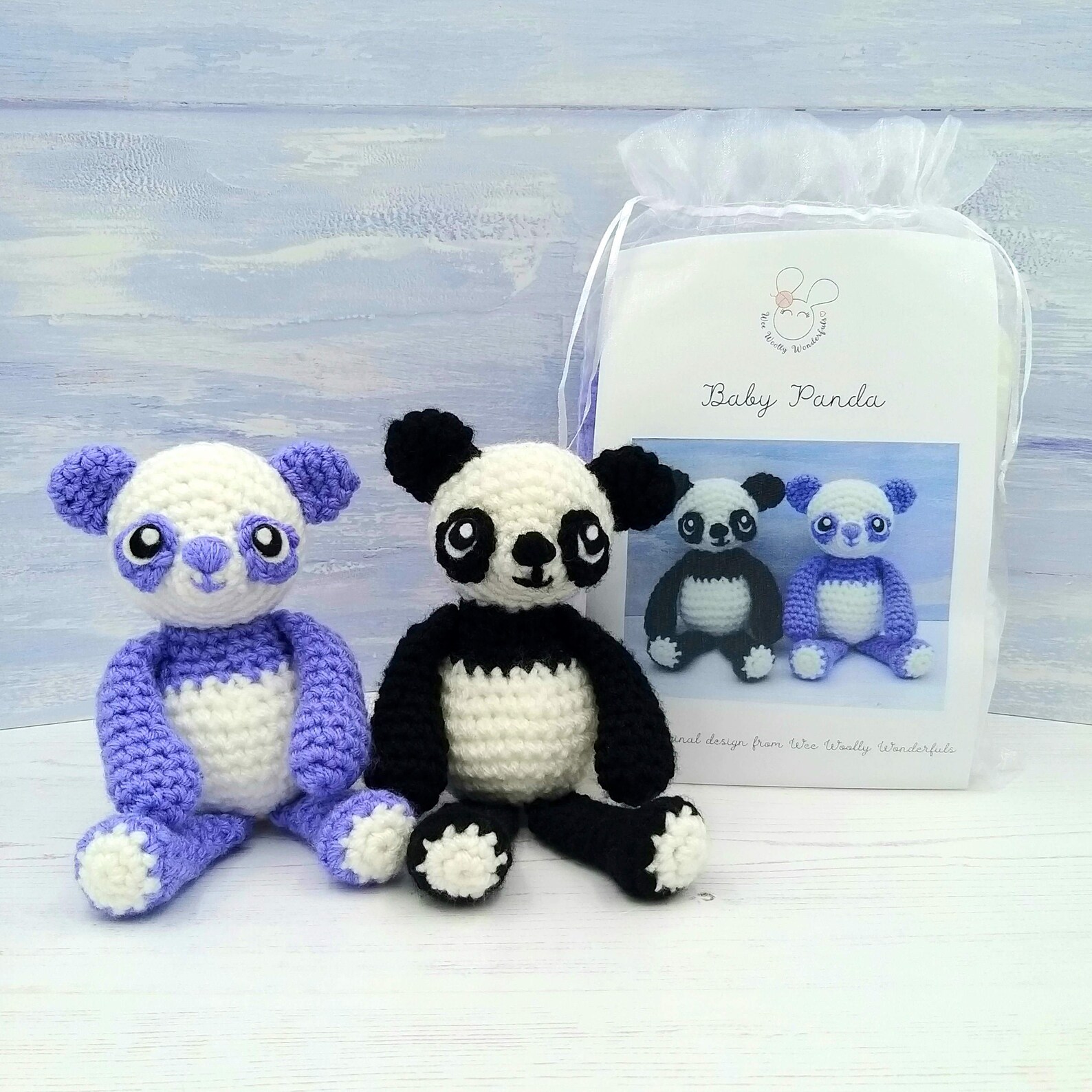 Crochet Kit Baby Panda Crochet Kit Amigurumi Panda Pattern - Etsy UK