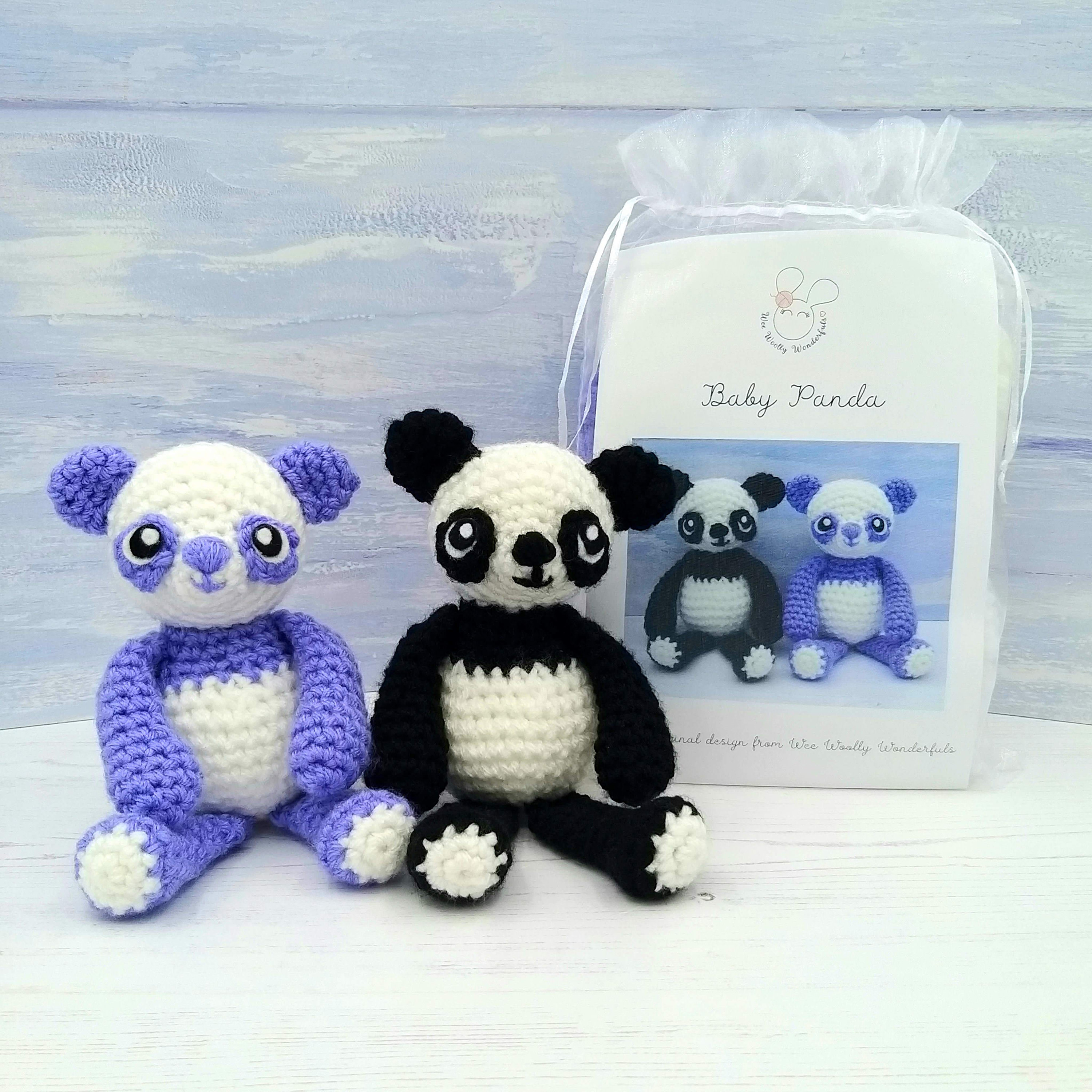Crochet Kit Baby Panda Crochet Kit Amigurumi Panda Pattern - Etsy UK