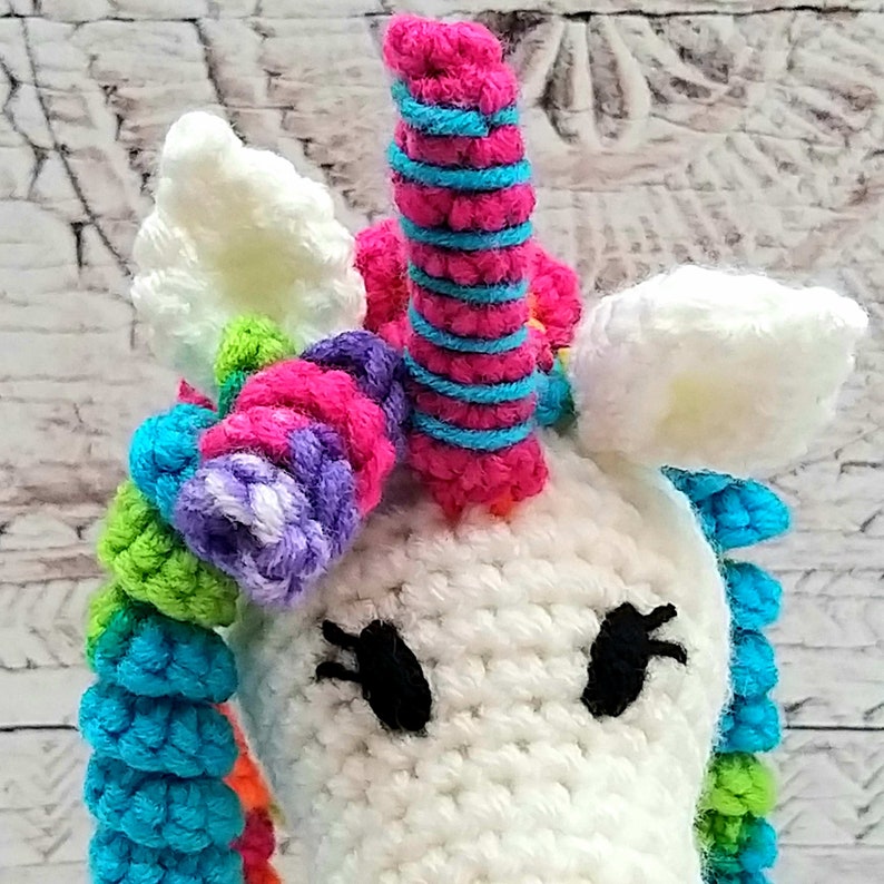 Unicorn Crochet Pattern - Cute Unicorn Pattern Amigurumi PDF Download ...