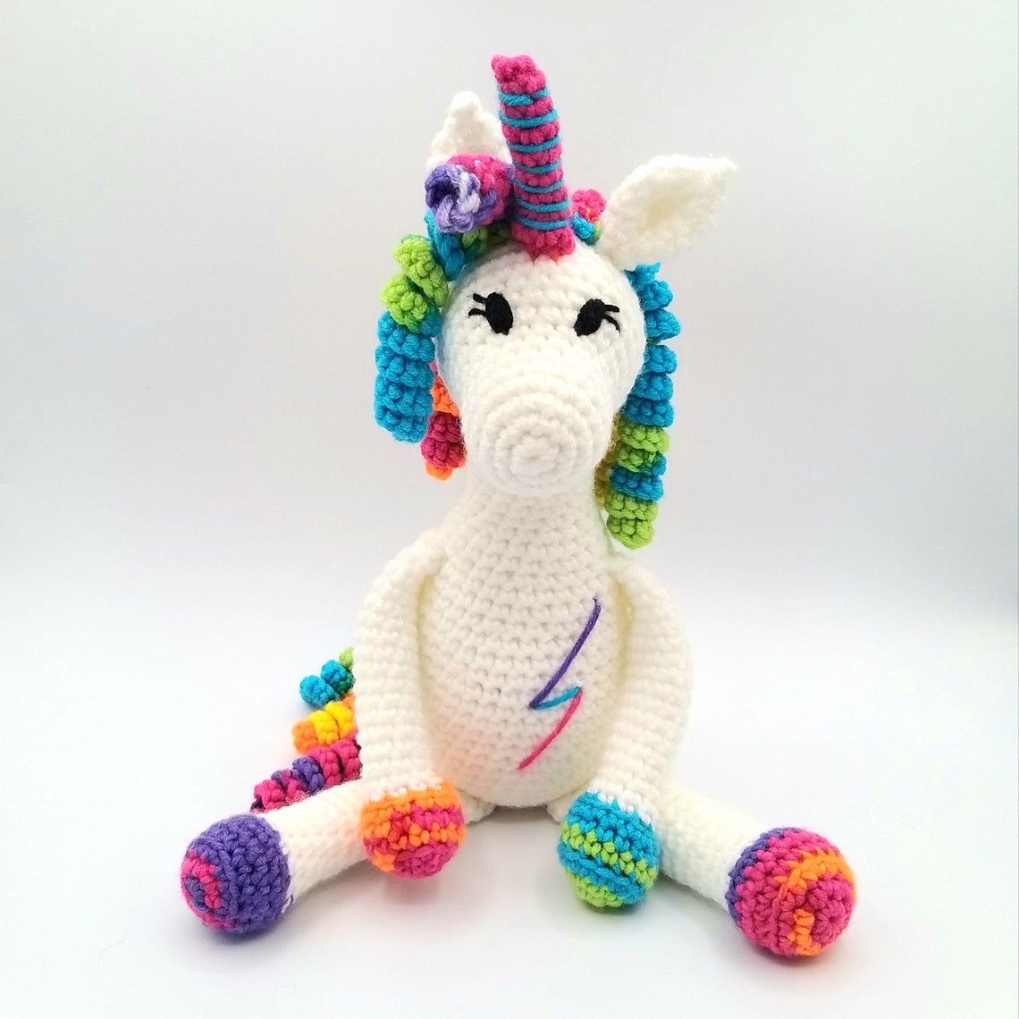 Unicorn Crochet Pattern - Cute Unicorn Pattern Amigurumi PDF Download ...