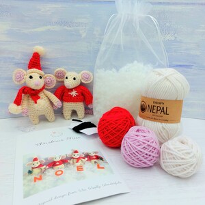 Mice Crochet Kit, Amigurumi Kit, Cute Crochet Pattern, Mouse Kit - Etsy UK