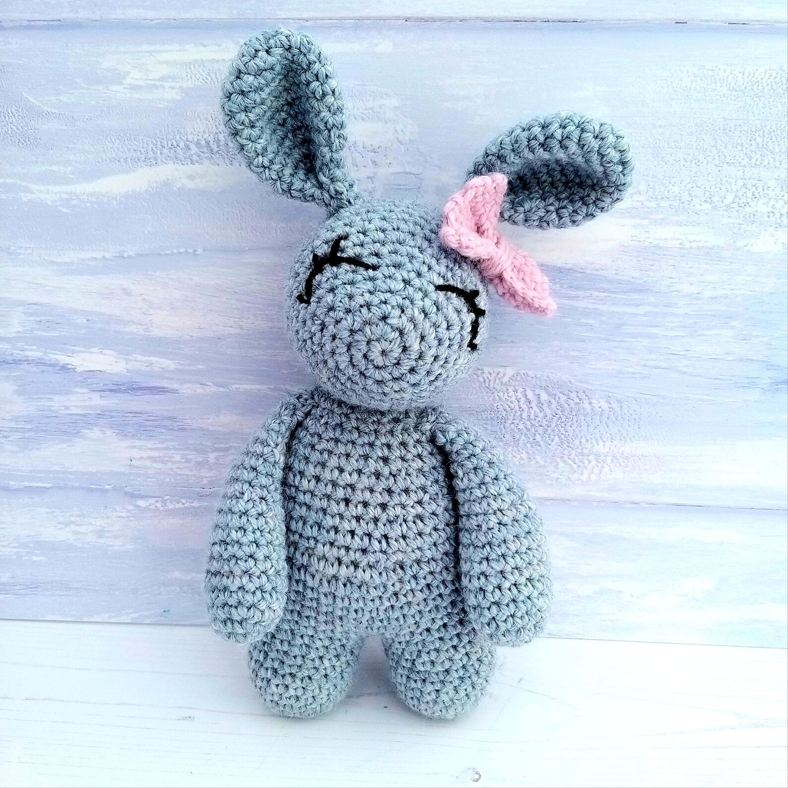 Crochet Kit Bunny Rabbit in 100% Wool & Alpaca Learn to - Etsy UK
