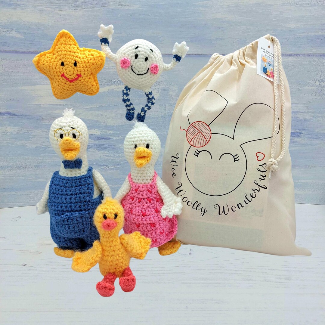 Splish, Splash and Puddles the Ducks Crochet Kit - Characters From the ...