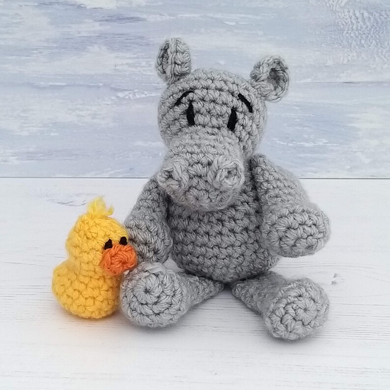 Baby Hippo Crochet Kit Amigurumi Kit Baby Hippo Crochet | Etsy